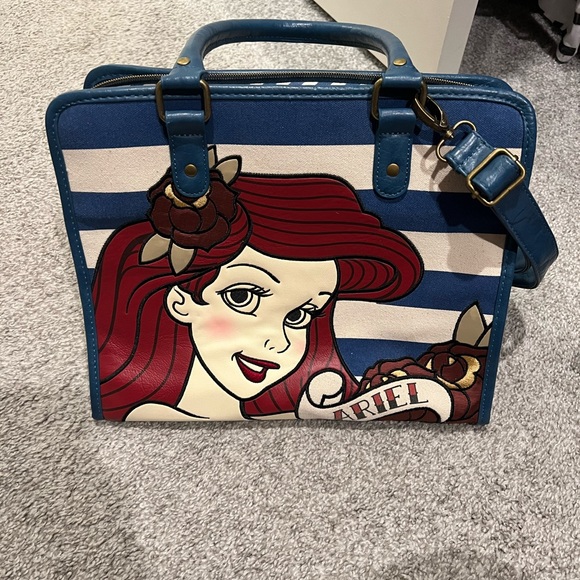 Loungefly | Bags | Ariel Loungefly Disney Logo Sailor Tote | Poshmark